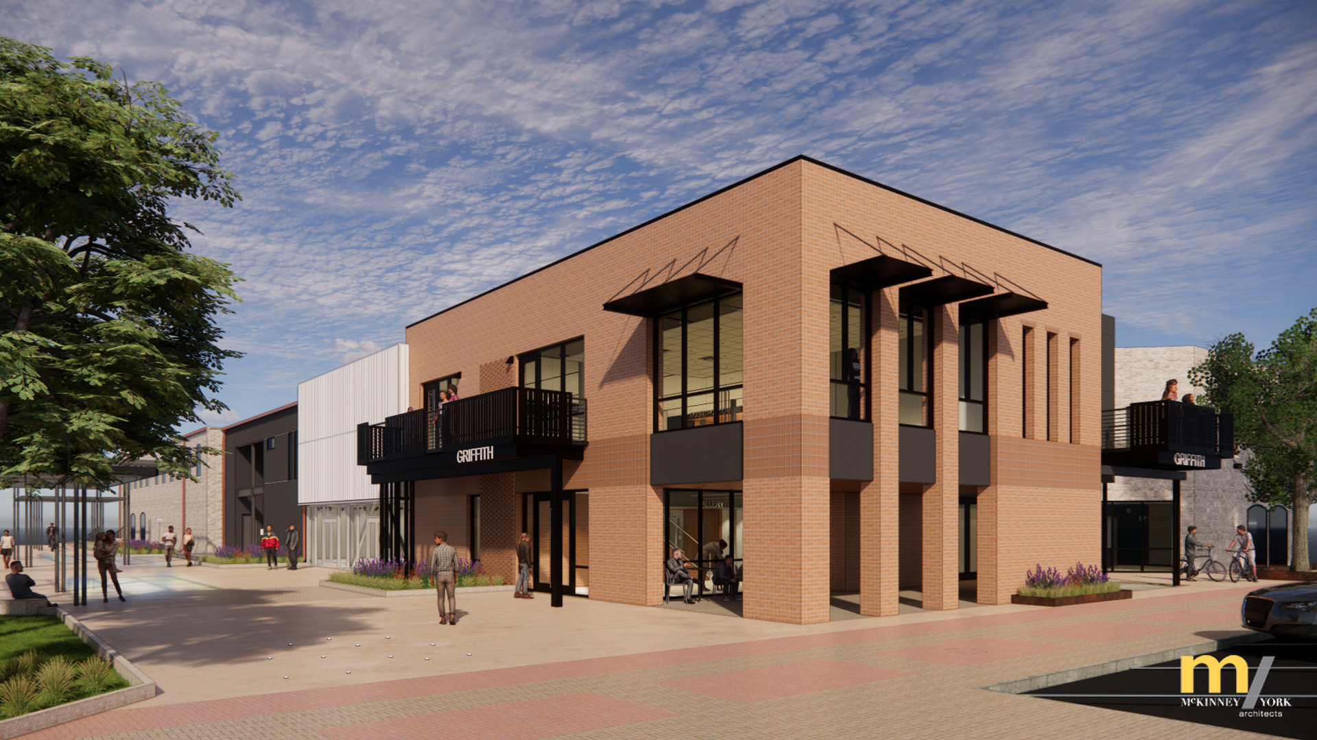 Griffith Building and Paseo | Cleary Zimmermann Engineers