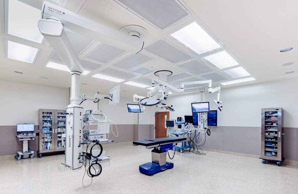 University Hospital Operating Room Boom Arm Replacements | Cleary ...